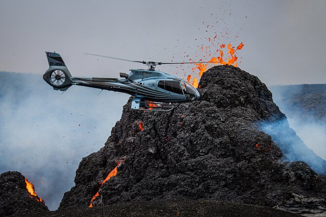 Helicopter Tour to Volcano Reykjanes Eruption in Iceland - Highlights of the Helicopter Experience