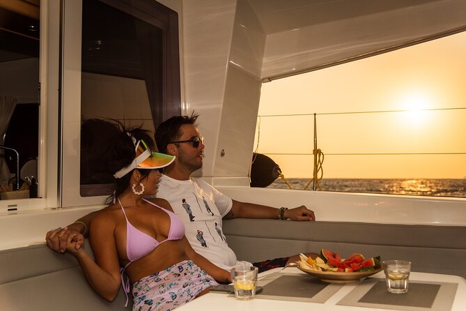 Heraklion Private Sailing Catamaran Cruise to Dia With Lunch - Activities on Board