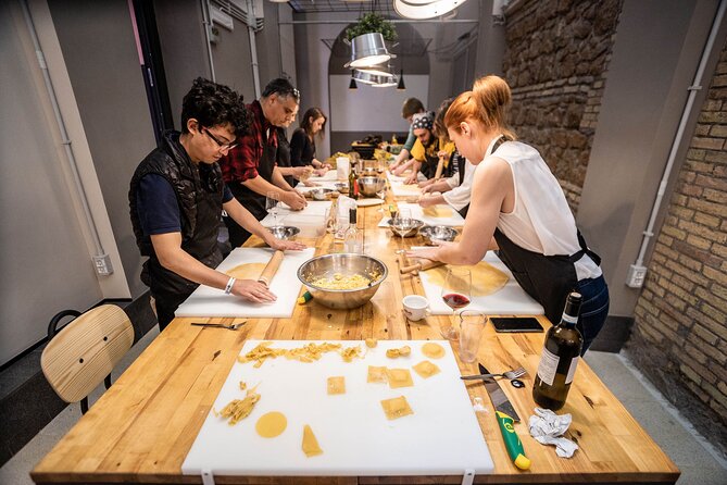 Kitchen of Mamma: Pasta Cooking Class With Market Visit in Rome - Hands-On Pasta Making Workshop