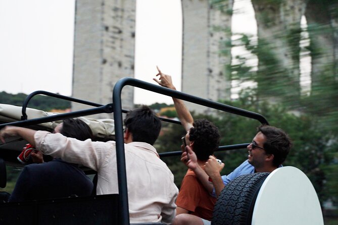 LISBON SUNSET to NIGHT in Vintage Jeep With FOOD & DRINKS - Pickup Information