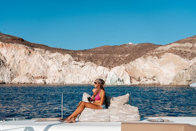 Luxury Santorini Sunset Cruise: Dinner, BBQ, Open Bar, Transfers - Departure and Pickup Details