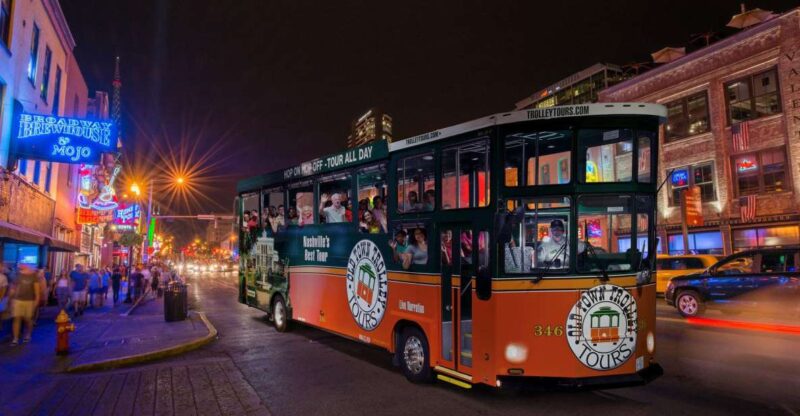 Nashville: Music City Nighttime Trolley Tour - Key Points
