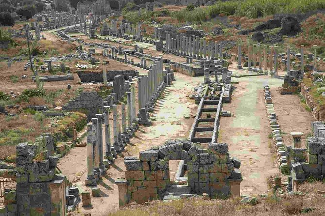 Perge Aspendos Aquaduct Side With Waterfall - The Majestic Manavgat Waterfall