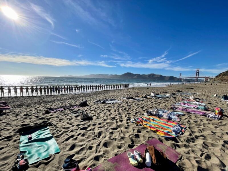 San Francisco: Silent Disco Yoga at Baker Beach - Class Types and Scheduling