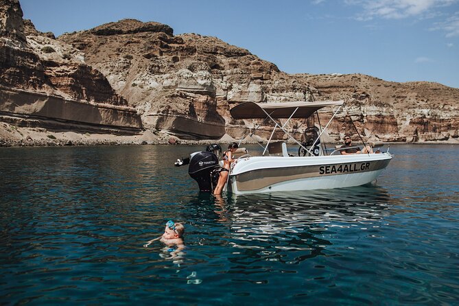 Santorini Rent a Boat Without License - Highlights of the Tour