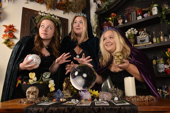 Witch Costume Photo Shoot - Witch Cottage Theatrical Set - Pricing and Inclusions