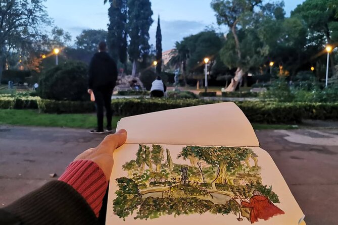 Workshop to Learn Drawing and Watercolor in Charming Places - Location: Discovering Barcelona