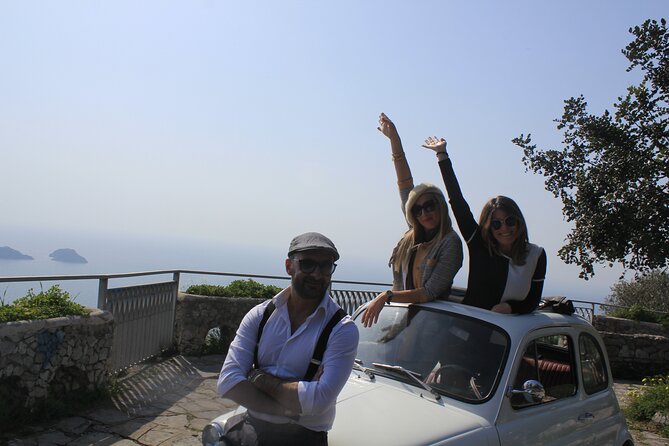 Amalfi Coast Private Tour by Vintage Fiat 500 - Capturing Breathtaking Vistas Along the Coastline