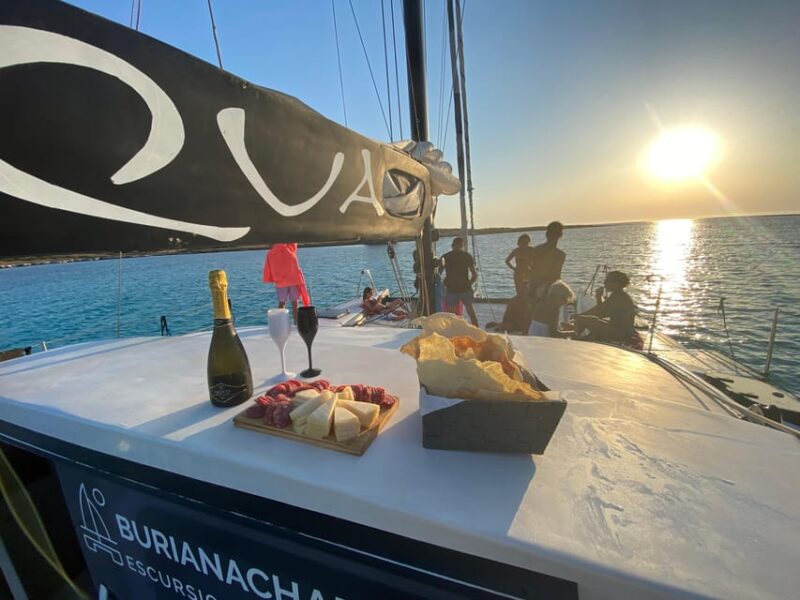 Aperitifs at Sunset on the Stintino Catamaran Burianacharter - Experience Highlights