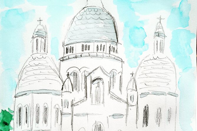 Drawing Workshop / Creative Notebook During an Unusual Walk in Montmartre - Essential Drawing Techniques Explored