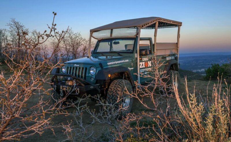 East Zion: Brushy Cove Jeep Adventure - FAQs