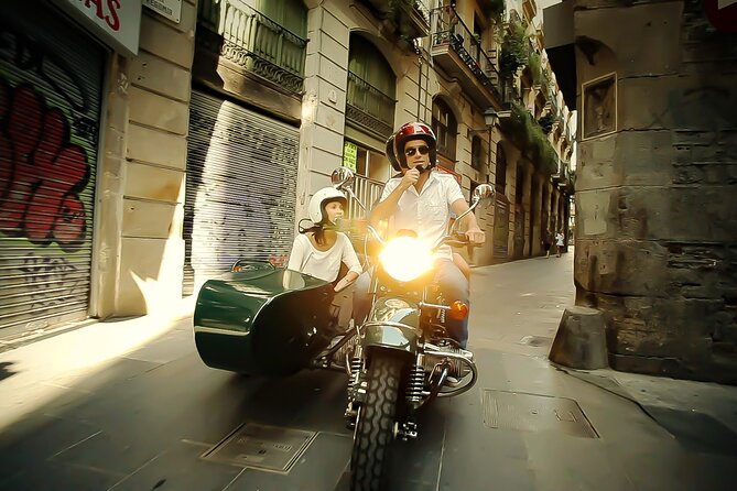 Full-Day Barcelona Tour by Sidecar Motorcycle - Navigating the City by Motorcycle