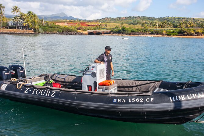 Kauais Ultimate South Side Whale & Dolphin Zodiac Boat Adventure - Zodiac Boat Experience