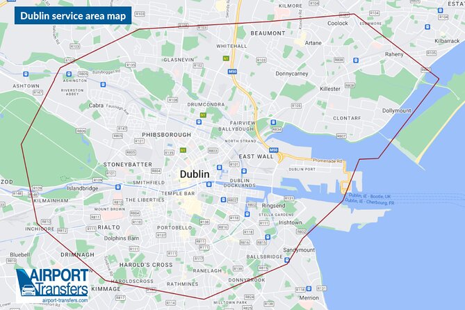 Private Dublin Arrival Transfer - Airport to Hotel / Accommodation - Included Services