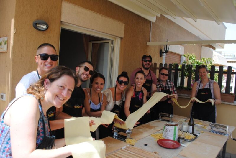 Rome: Prepare Pasta With the Chef on the Panoramic Terrace - Small Group Culinary Adventure