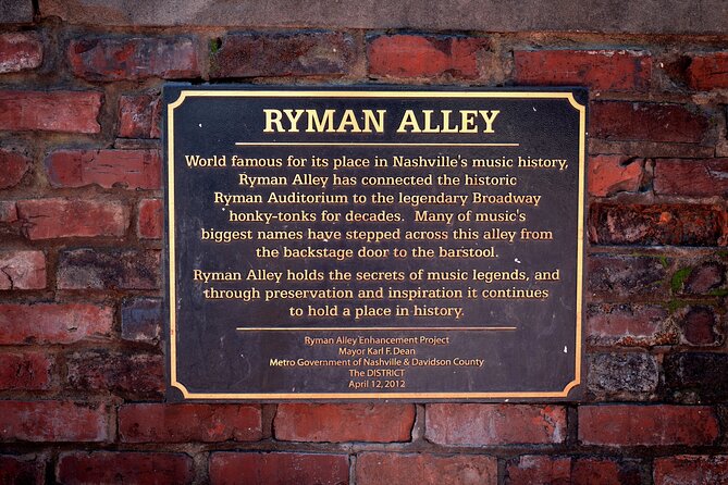 Wander Nashville- Guided Historic Walking Tour - Practical Details and Tips