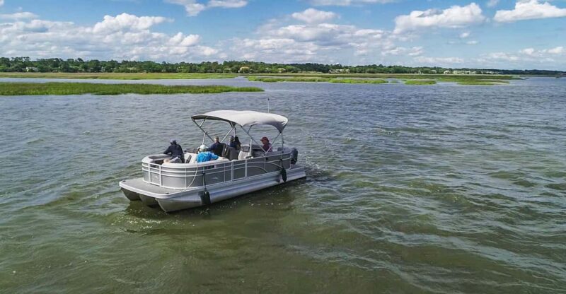 4 Hour 22 ft. Luxury Pontoon Private Hilton Head Boat Rental - Key Points