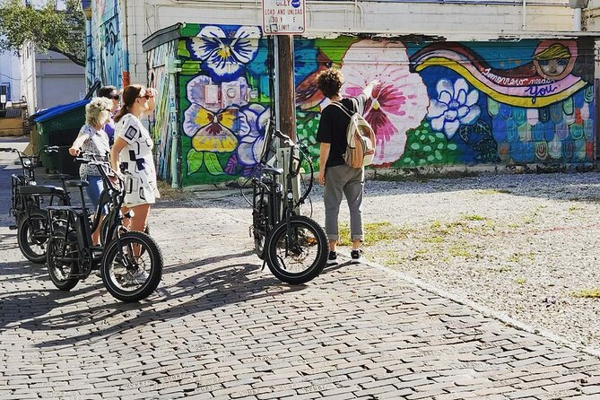 Electric Bike Guided City & Mural Tour - Riding the Electric Bikes