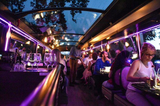 Paris Dinner Bus Toque With Wine Tastings From Champs-Elysees - Amenities and Dietary Accommodations