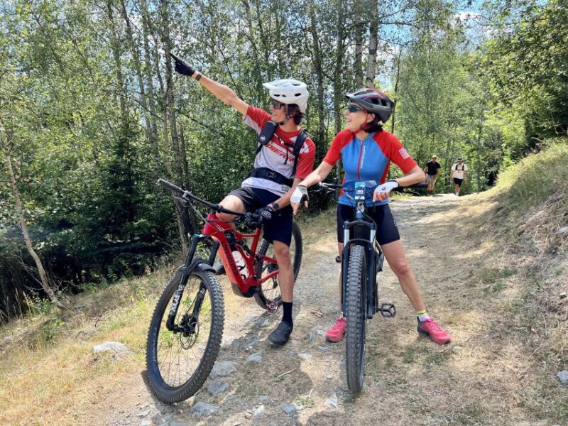 Point of View on the Glaciers of Chamonix by Ebike - Connecting With Nature on Two Wheels