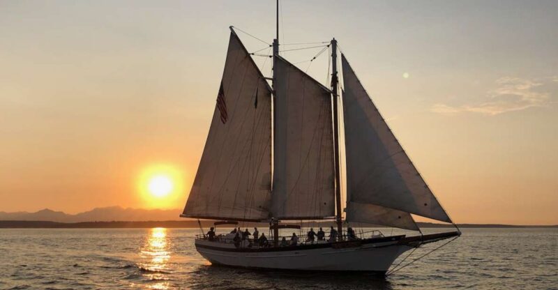 Seattle: Tall Sailboat Sunset Harbor Cruise - The Sails, the Wind, and the Joy of Sailing