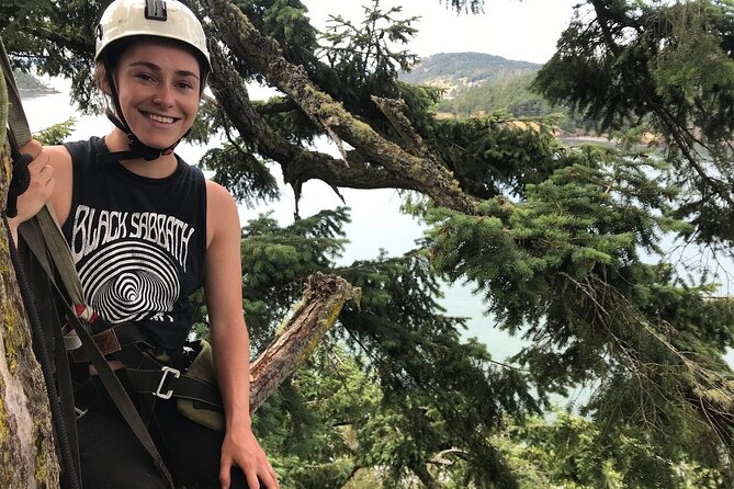 Tree Canopy Climbing on Lopez Island - Connecting With Natures Wonders