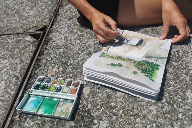 Workshop to Learn Drawing and Watercolor in Charming Places - Materials Provided for Participants