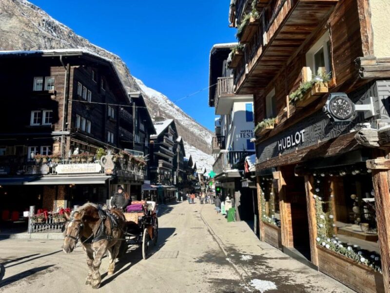 From Zurich: Zermatt Village & Glacier Paradise Private Tour - Exploring Zermatt Village