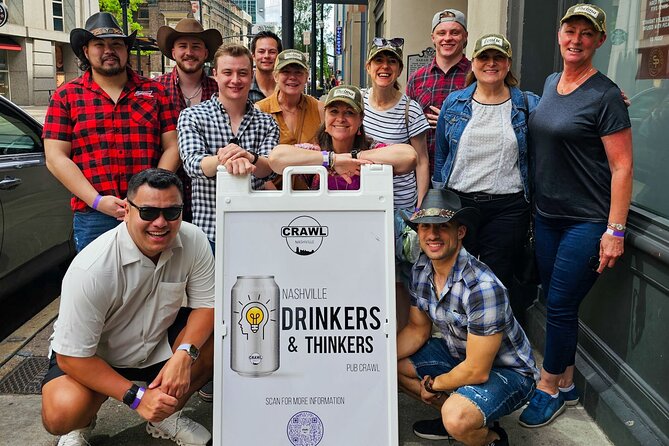 Nashville Drinkers & Thinkers Pub Crawl - Frequently Asked Questions