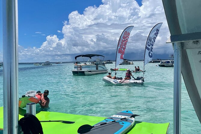 Private Crab Island Double Slides Pontoon Charter - Customer Feedback and Ratings