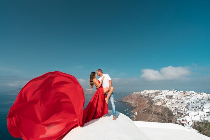 Private Flying Dress Photoshoot in Santorini - Pricing and Cancellation Policy