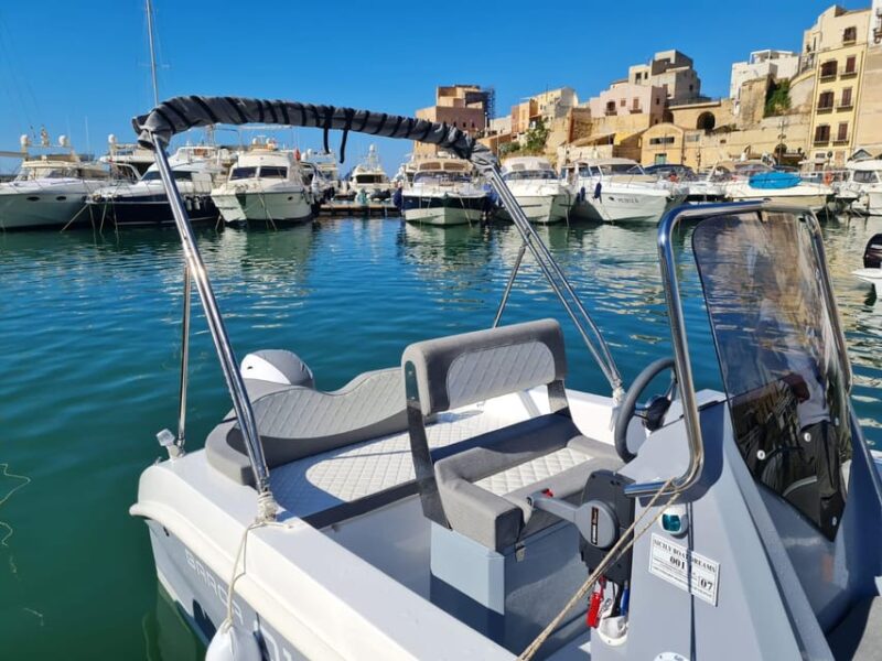 Rent a Boat Half Day June  in Castellammare Del Golfo Q19 - Explore the Beautiful Coast