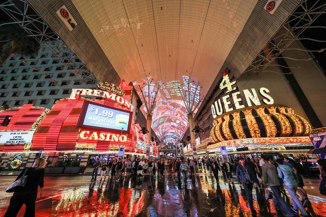 Downtown Las Vegas Nighttime Walking Tour - Meeting Point and Duration