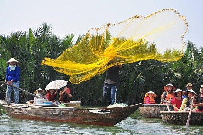 Hoi An Basket Boat Tour ( basket boat, visit water coconut forest, fishing crab) - FAQs