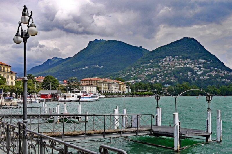 Lake Como & Switzerland: 2 Countries in a Day With Boat Tour - Discovering Luganos Pedestrian Zone