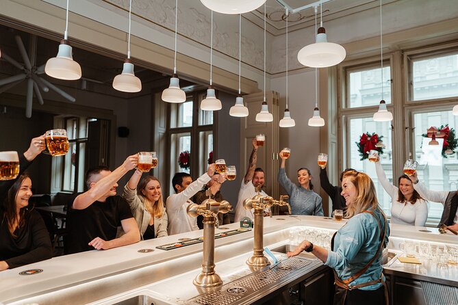 Prague Beer Pouring Class at Pilsner Urquell - The Tapster Training