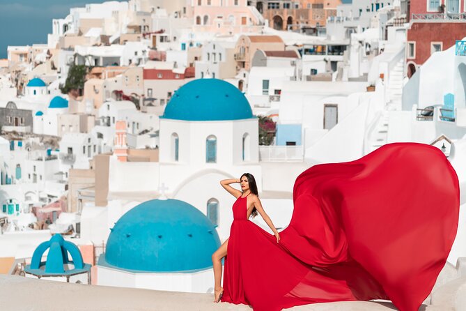 Private Flying Dress Photoshoot in Santorini - Customer Reviews and Recommendations