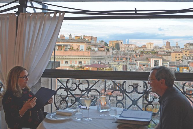 Rooftops of Rome by Night Food Tour With Dinner, Cocktails & Guided Sightseeing - Pricing and Booking Information