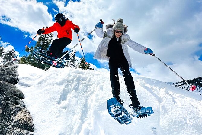 Scenic Snowshoe Adventure in South Lake Tahoe, CA - Enjoying the Serene Environment