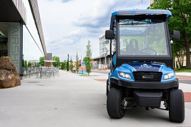 Shared Golf Cart Tour of Bentonville, Arkansas - Capturing the Experience Through Photos