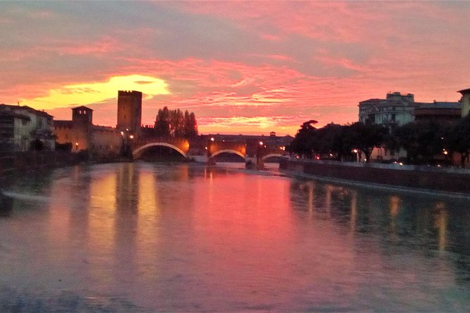 Verona Moonlight Walking Tour - Crossing the River Adige for Stunning Nighttime Views