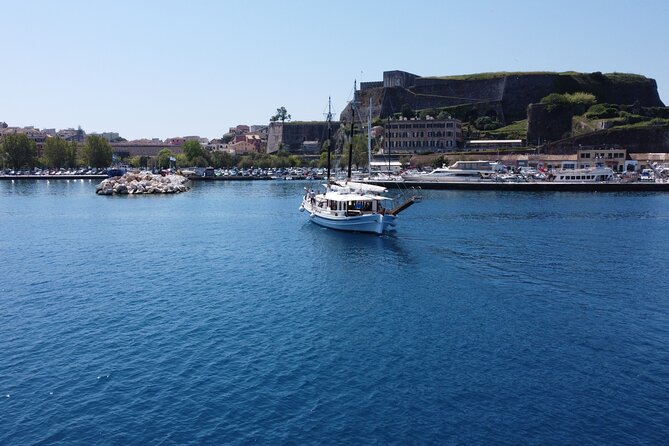 Full Day Cruise From Corfu in Classic Wooden Vessel, Swim & BBQ - Traditional Villages and Greek Hospitality
