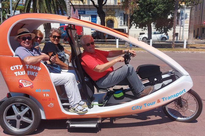 Nice: Visit of Nice by Electrically Assisted Bike Taxi 1 Hour. - Pricing and Flexible Booking Options