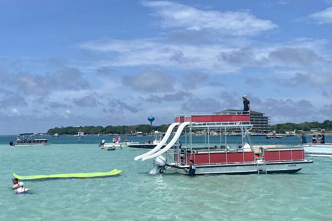 Private Crab Island Double Slides Pontoon Charter - Accessibility and Transportation Options