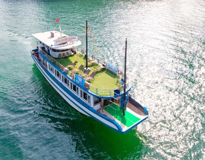 Best Halong Day Boat Tour: Lunch, Kayak, Caves, TiTop Island - Key Points