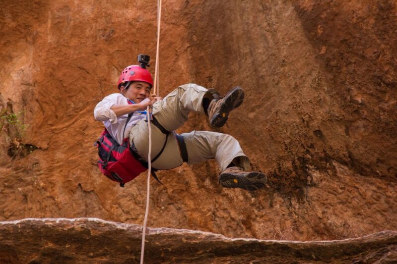 From Moab: Rock of Ages Moderate Rappelling Obstacle Course - Introduction