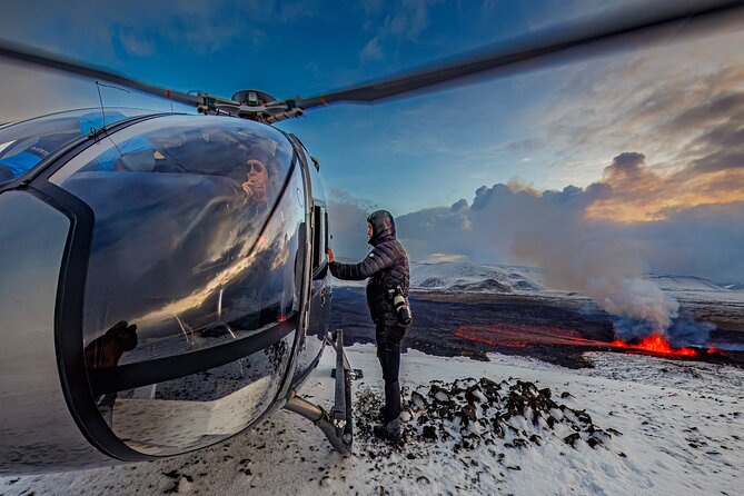 Helicopter Tour to Volcano Reykjanes Eruption in Iceland - Key Points