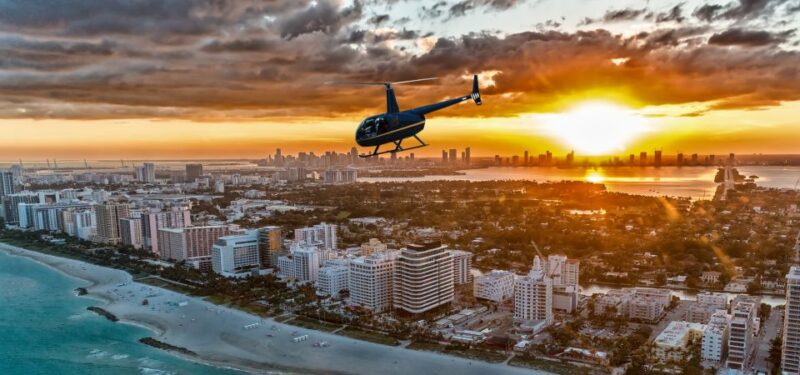 Miami: Private Sunset Helicopter Tour - Key Points