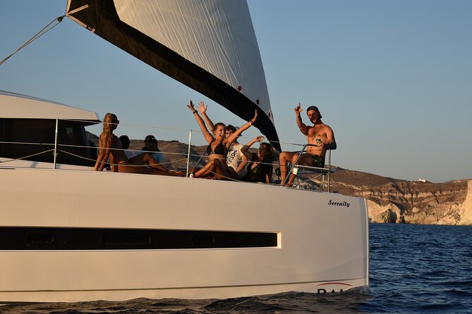 Santorini Caldera Classic Cruise With BBQ on Board and Open Bar - Key Points