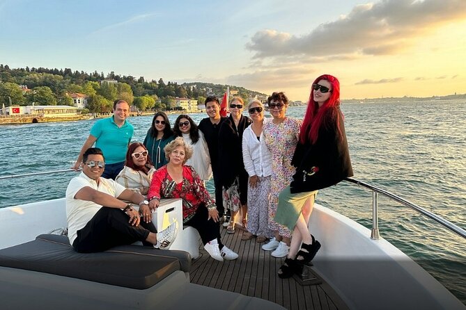 Guided Bosphorus Sunset Cruise on Luxurious Yacht - Small Group Cruise